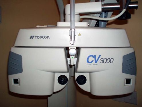 Topcon Phoropter &Chart | Used Refractorhead | Ophthalmic Equipment ...