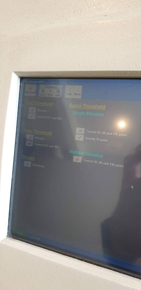 Henson 6000 Field Analyser with electric table | Used Visual Screeners ...