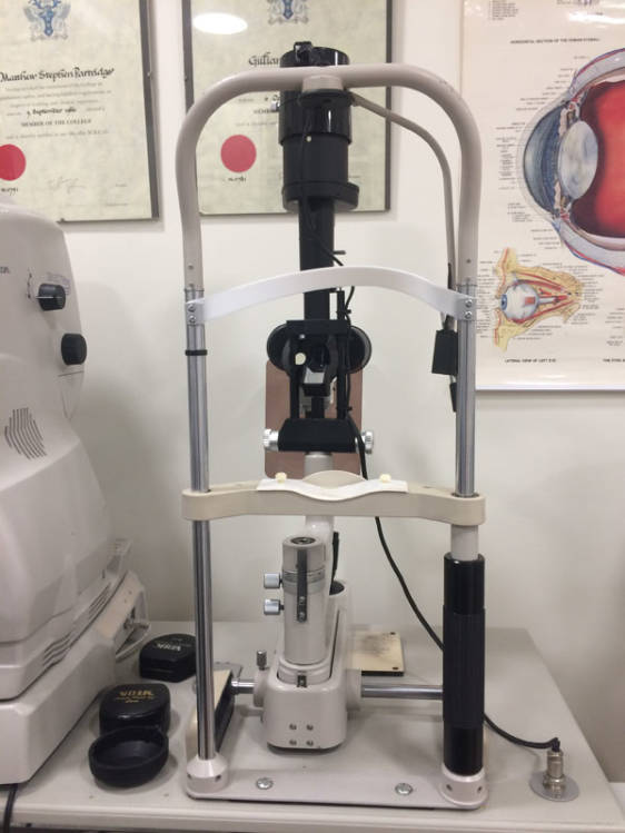 Nidek 250 slit lamp/Keratometer/Focimeter | Used Slit Lamps ...
