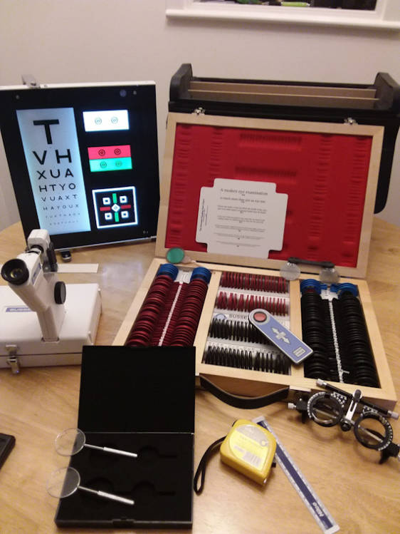 Domicilary testing kit | Used Domiciliary Items | Ophthalmic Equipment ...