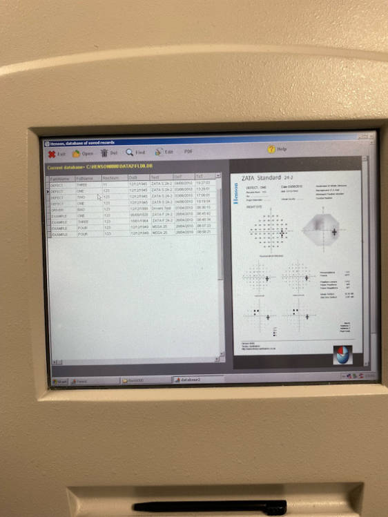 Henson 8000 Field Screener, Table and Printer | Used Visual Screeners ...