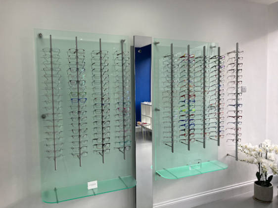 Glasses Display and Central Mirror | Frame Display - Rods | Fixtures ...