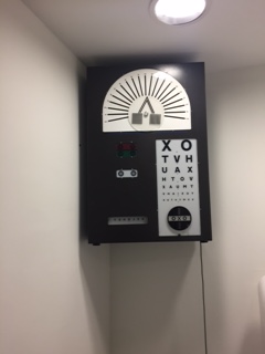 Snellen Fan & Block Chart | Used Test Chart Box | Ophthalmic Equipment ...