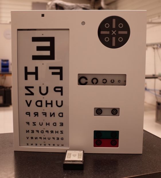 Snellen Box Chart | Used Test Chart Box | Ophthalmic Equipment | Used ...