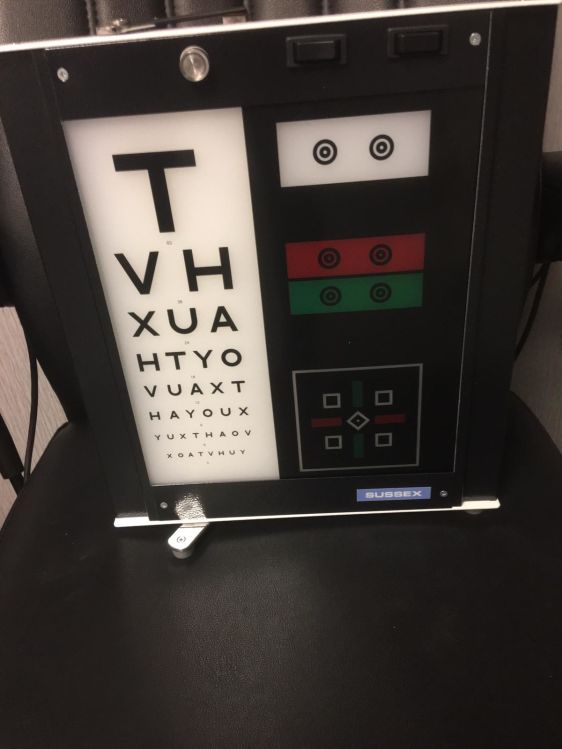 Domicilary Test Chart | Used Domiciliary Items | Ophthalmic Equipment ...