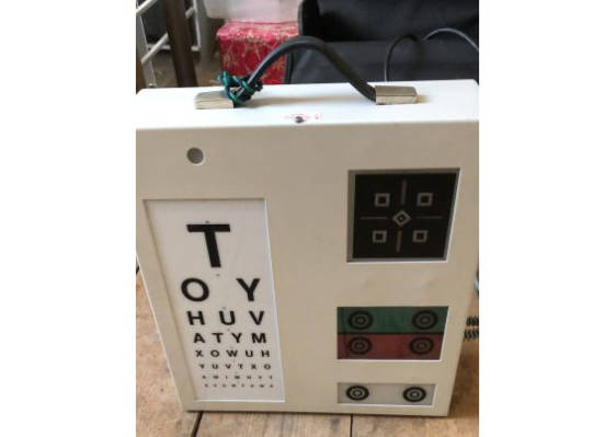 Portable Domiciliary Chart | Used Test Chart Box | Ophthalmic Equipment ...