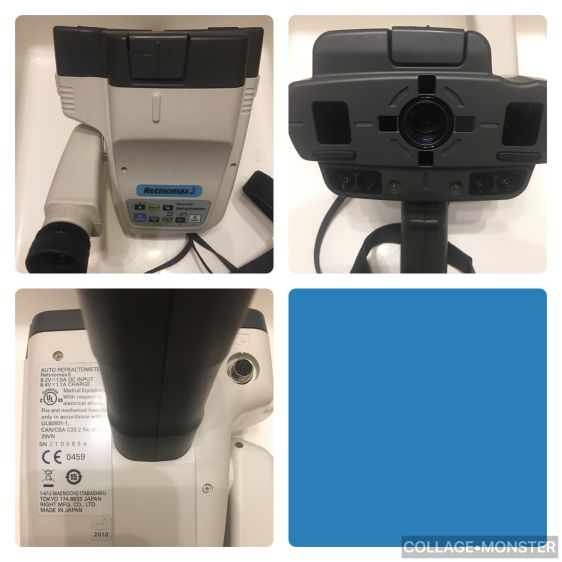 Hand held autorefractometer Retinomax3 | Used Autorefractors ...