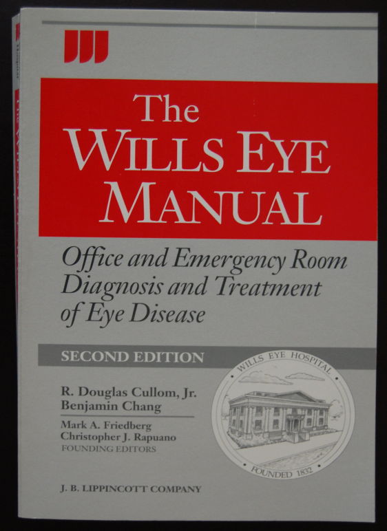 The Wills Eye Manual | Used Books & Posters | Ophthalmic Equipment ...