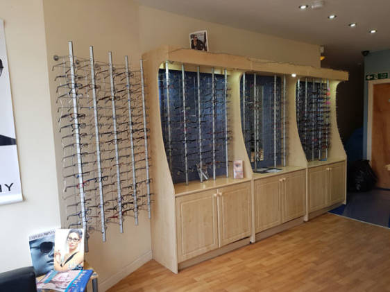 Frame display cabinets | Reduced to Clear | Clearance | Used Optical ...