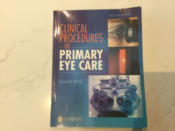 Clinical Procedures in Primary Eye Care | Used Books & Posters ...