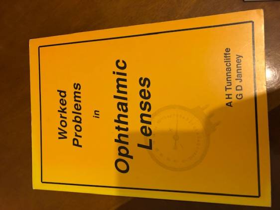 Worked Problems in Ophthalmic Lenses | Used Books & Posters ...