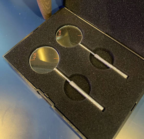 Pair of jackson cross cylinders | Used Confirmation Test/Cyl's ...