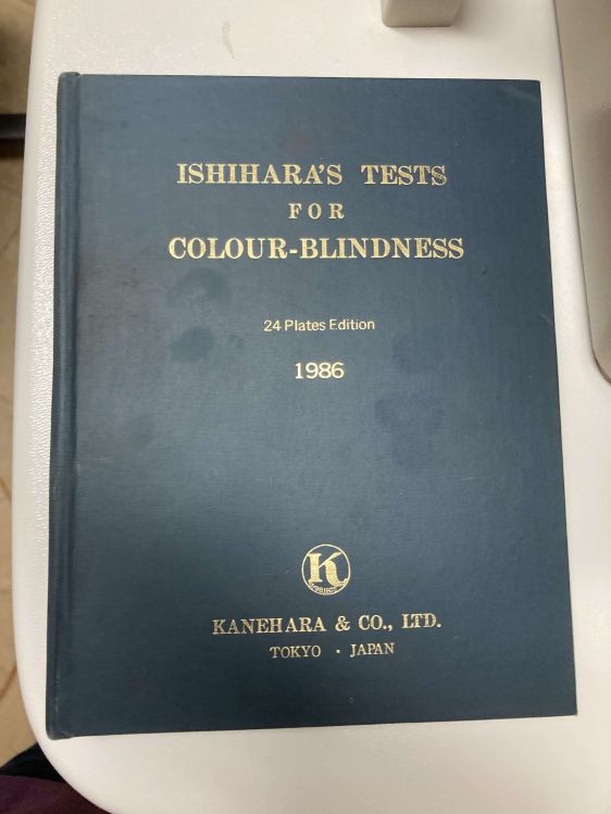 Ishihara Test 24 Plates | Used Ishihara Tests | Ophthalmic Equipment ...
