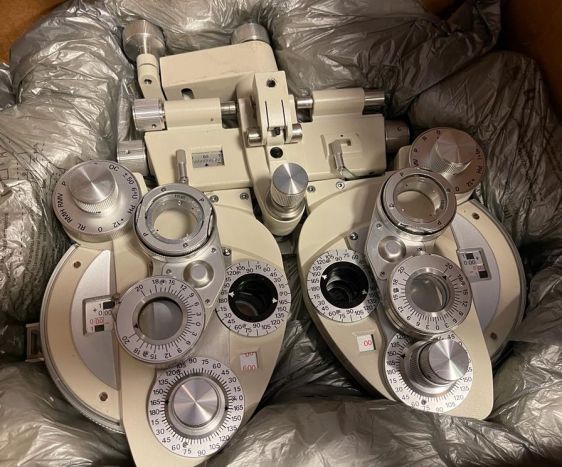 Manual phoropter Shin Nippon BR-7 | Used Refractorhead | Ophthalmic ...