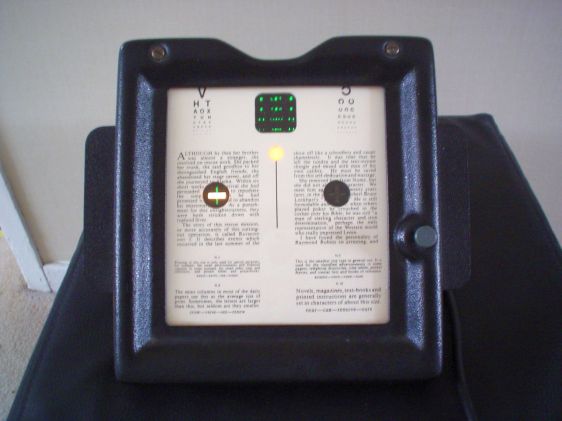 ILLUMINATED NEAR VISION TEST UNIT | Used Accessories | Ophthalmic ...