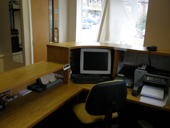 Lynx Bespoke Reception Desk | Desks & Tables | Fixtures & Fittings ...