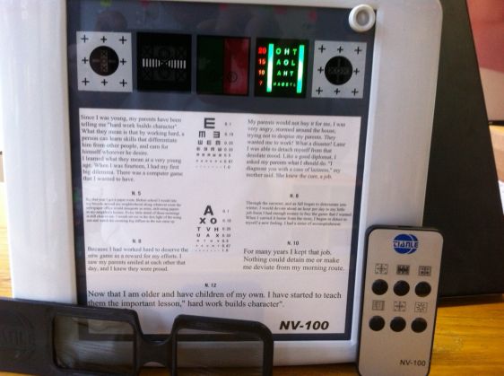 LED Near Vision Unit | Used Autorefractors | Ophthalmic Equipment ...