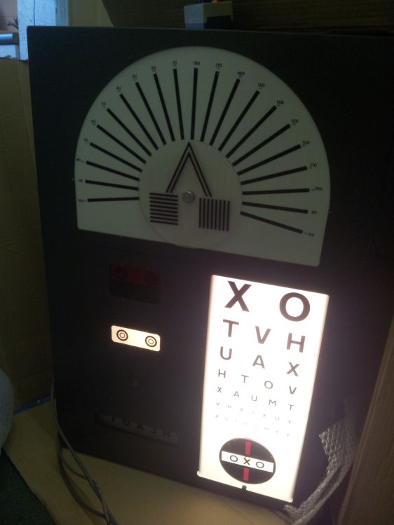 Snellen Fan and Block test chart | Reduced to Clear | Clearance | Used ...