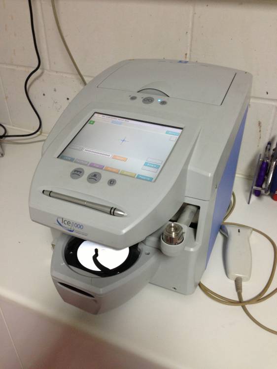 Nidek ICE1000 Intelligent Rimless Blocker | Used Blocker | Lab Equipment | Used Optical ...