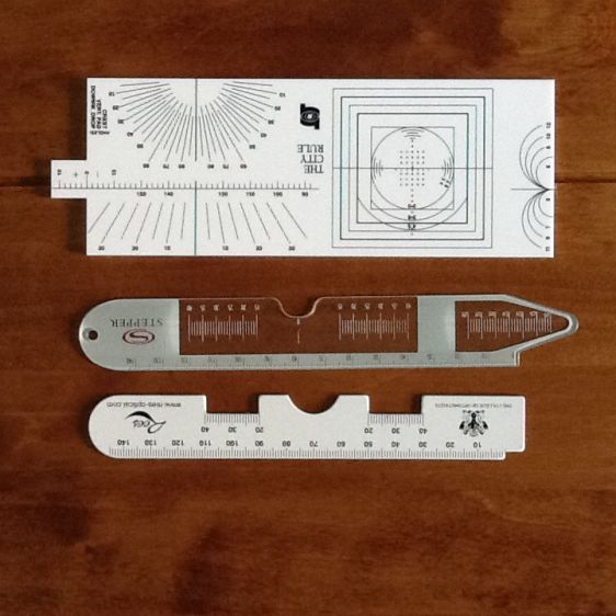 City Rule with two extra rulers | Used Accessories | Ophthalmic ...