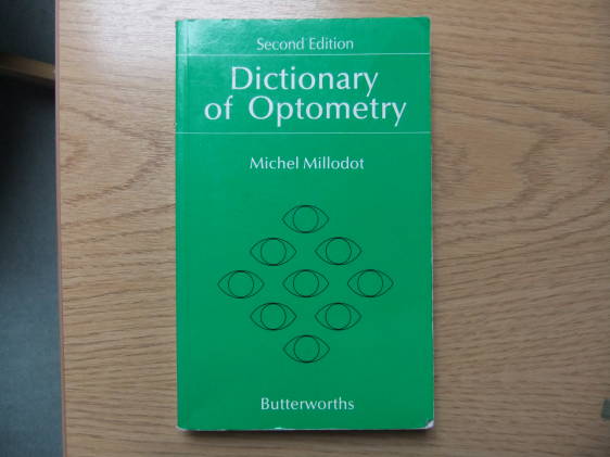 Dictionary of Optometry | Used Books & Posters | Ophthalmic Equipment ...